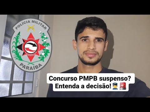 Concurso PMPB foi suspenso? entenda a decisão sobre a limitação de ...